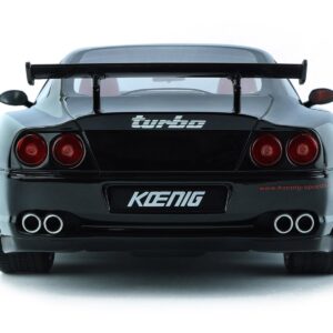 1997 550 "Koenig Special Black with Red Interior 1/18 Model Car by GT Spirit GT336