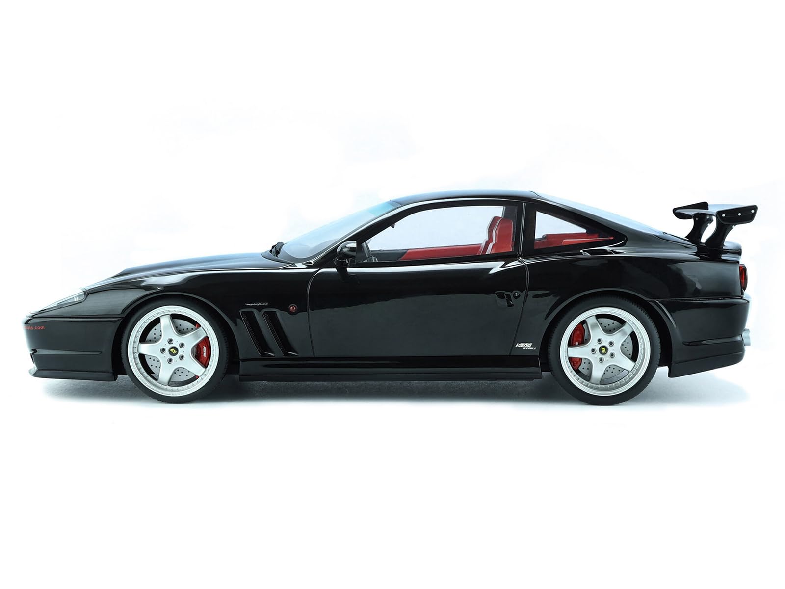 1997 550 "Koenig Special Black with Red Interior 1/18 Model Car by GT Spirit GT336