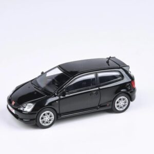 2001 Civic Type R EP3 Nighthawk Black 1/64 Diecast Model Car by Paragon Models PA-55342