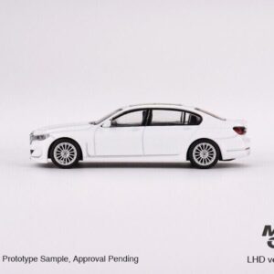 True Scale Miniatures Model Car Compatible with BMW Alpina B7 xDrive Alpine White Limited Edition 1/64 Diecast Model Car MGT00557