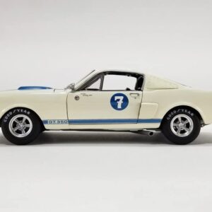 1965 Shelby G.T. 350R #7, White - Acme A1801814-1/18 Scale Diecast Model Car