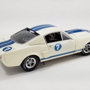 1965 Shelby G.T. 350R #7, White - Acme A1801814-1/18 Scale Diecast Model Car