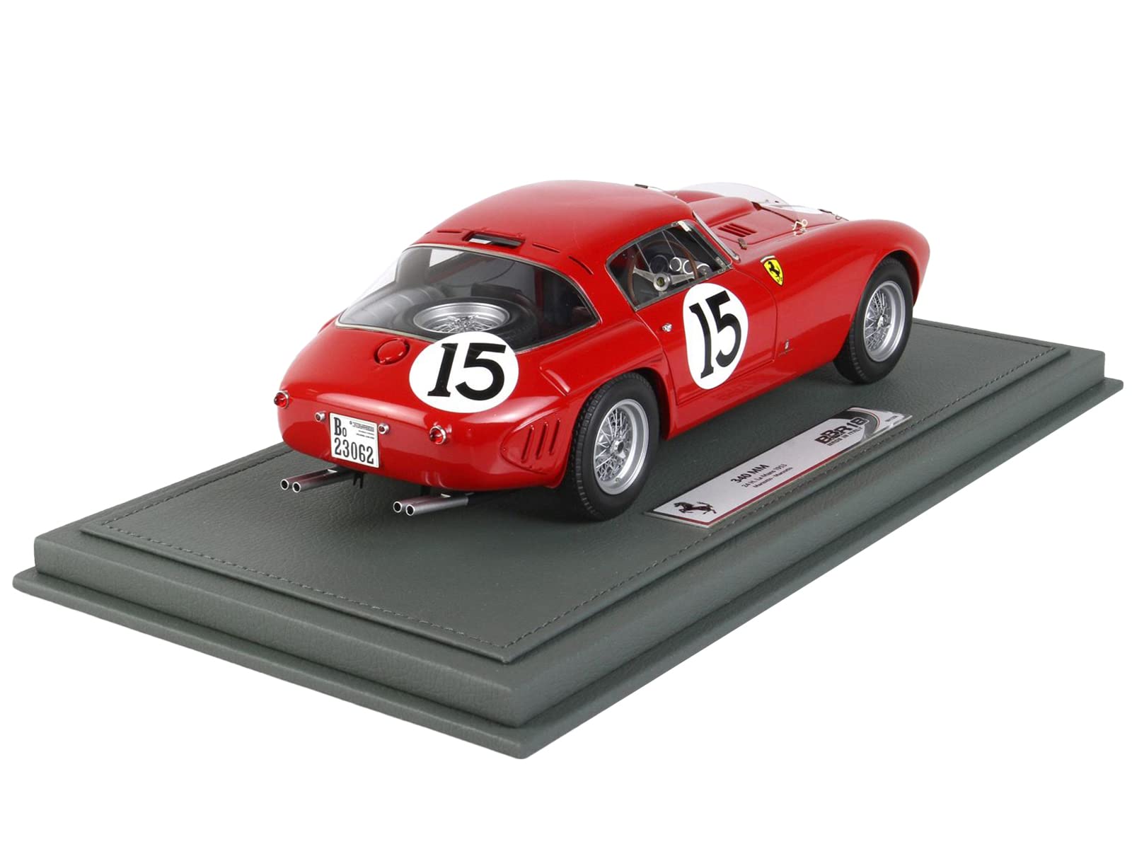 340 MM #15 Paolo Marzotto - Giannino Marzotto 24 Hours of Le Mans (1953) with Display CASE Limited Edition to 250 Pieces 1/18 Model Car by BBR BBR1852A