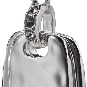 NINE WEST Women's Silvertone Crystal Drop Earrings