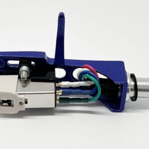 Cartridge, conical Stylus, needle with mounting bolts and Blue Headshell for Technics SL-1200, SL-1210, SL-1600, SL-1610, SL-1700, SL-235, SL-23A