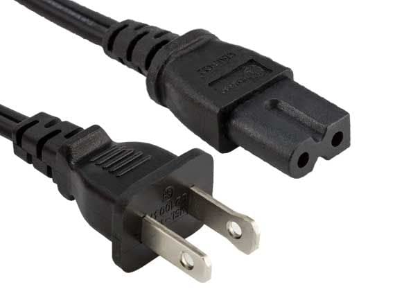 Polarized AC Power Cord for Technics 5 disc Player SL-PD867 SL-PD887 SL-1200 - 6 FT