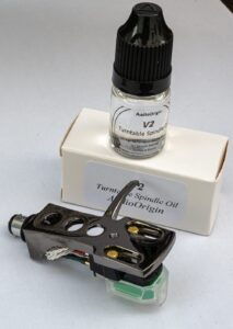 titanium headshell with at vm95e elliptical stylus, cartridge, silver litz connections and v2 pro lube for technics sl-1200, sl-1210, sl-1600, sl-1610, sl1700, sl-1710, sl-1800