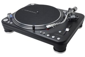 audio-technica atlp1240usbxp direct-drive professional dj turntable (usb & analog), black, selectable 33 -1/3, 45, and 78 rpm speeds, high-torque, multipole motor, convert vinyl to digital