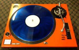 technics orange face plate for use with sl1200mk2