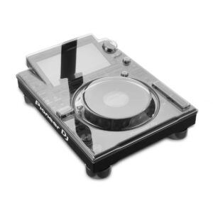 decksaver ds-pc-cdj3000 - super strong polycarbonate cover compatible with pioneer dj cdj-3000, cdj dust cover, dj equipment cover for travel and everyday protection