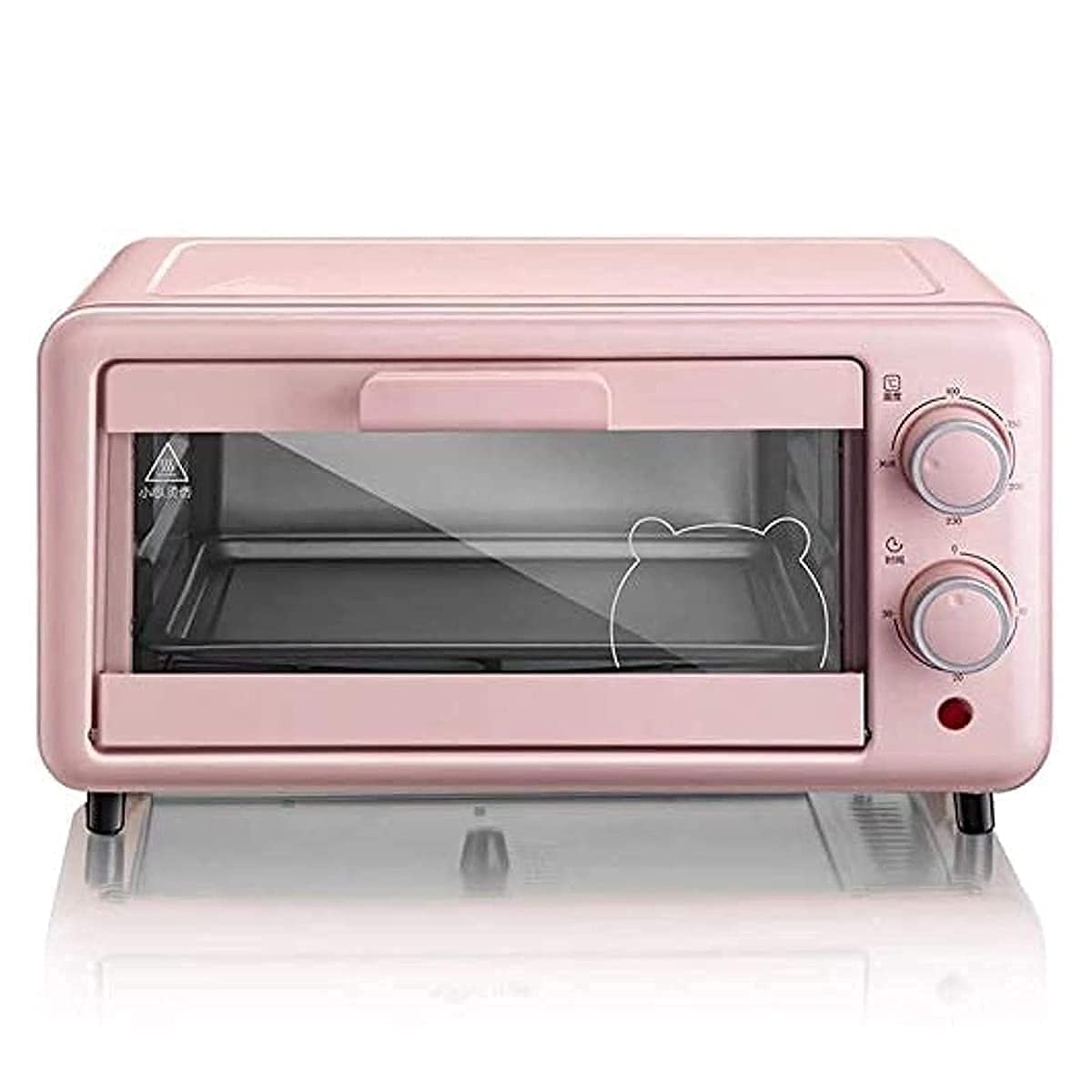 Tabletop Electric Oven 11L Mini Oven Adjustable Temperature 60-230 ℃ and 30 Minutes Timer Multifunctional Household Baking Electric Oven