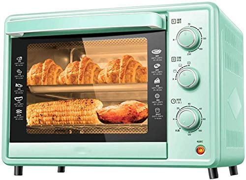 30L Mini Oven Adjustable Temperature Timing Four-layer Baking Position Household Baking Multifunctional Automatic Electric Oven for Baking Cakes And Bread Mini Ovens Happy Life