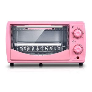 mini convection oven,toaster 12 liters home multi-function baking pastries heating meals baking - toastation (color : pink) (a) (c)