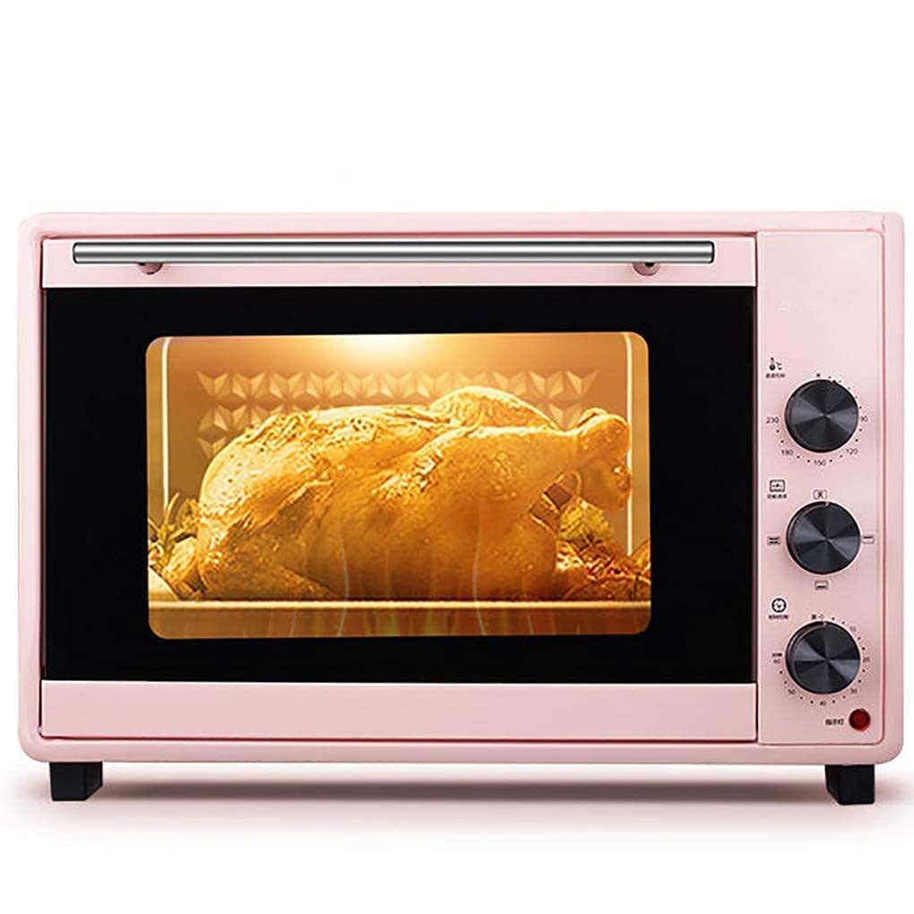 40L Mini Oven,Adjustable Temperature 0-230℃ and 60 Minutes Timer Five-Layer Baking Position Multi-Function Electric Oven (Blue) (Blue)