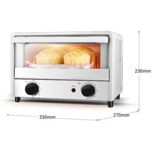 Mini Adjustable Temperature Control Timer Portable Home Baking Cake Bread Electric Oven 14L Mini Ovens