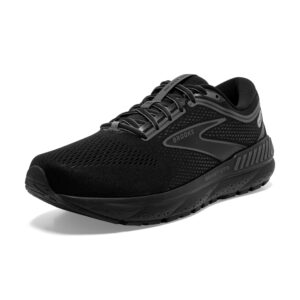 brooks men’s beast gts 23 supportive running shoe - black/gunmetal - 10.5 x-wide