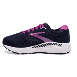 Brooks Women's Ariel '20 Running Shoe - Peacoat/Vivid Viola/White - 7.5 Medium