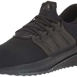 adidas Men's X_PLRBOOST Running Shoe, Black/Grey/Black, 9.5