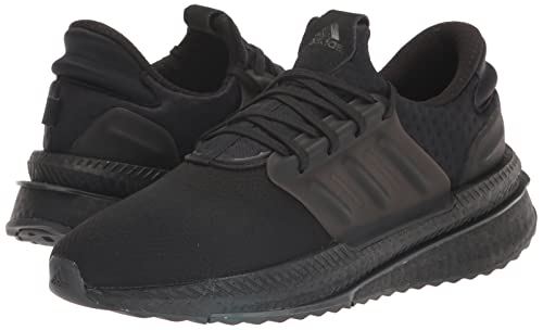 adidas Men's X_PLRBOOST Running Shoe, Black/Grey/Black, 9.5