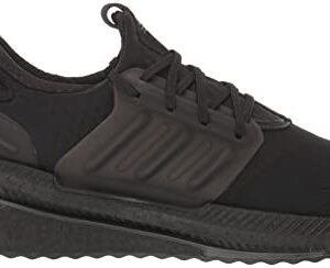 adidas Men's X_PLRBOOST Running Shoe, Black/Grey/Black, 9.5