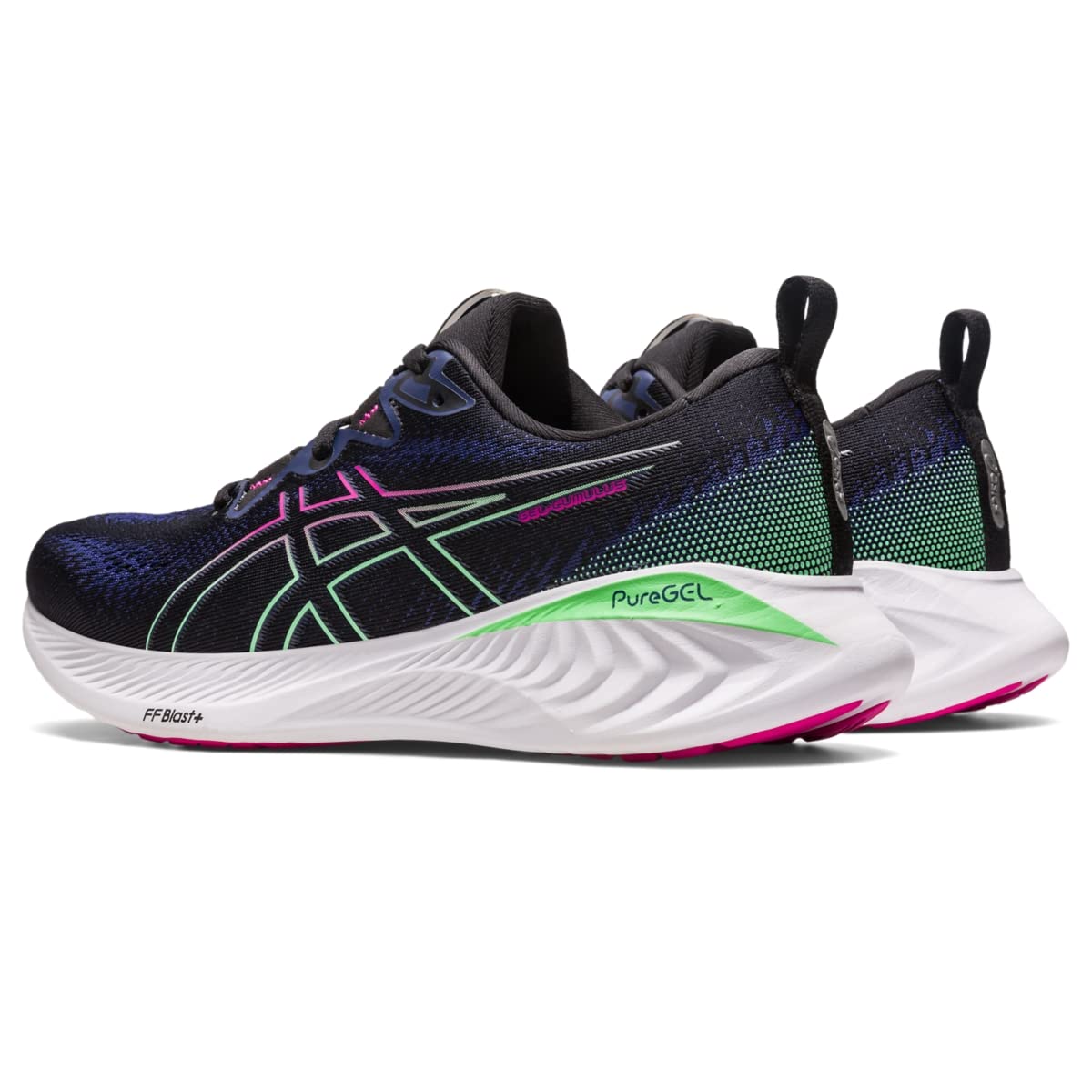 ASICS Women's GEL-CUMULUS 25 Running Shoes, 7, BLACK/PINK RAVE