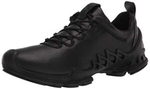 ecco men's biom aex luxe hydromax water-resistant running shoe, black, 5-5.5