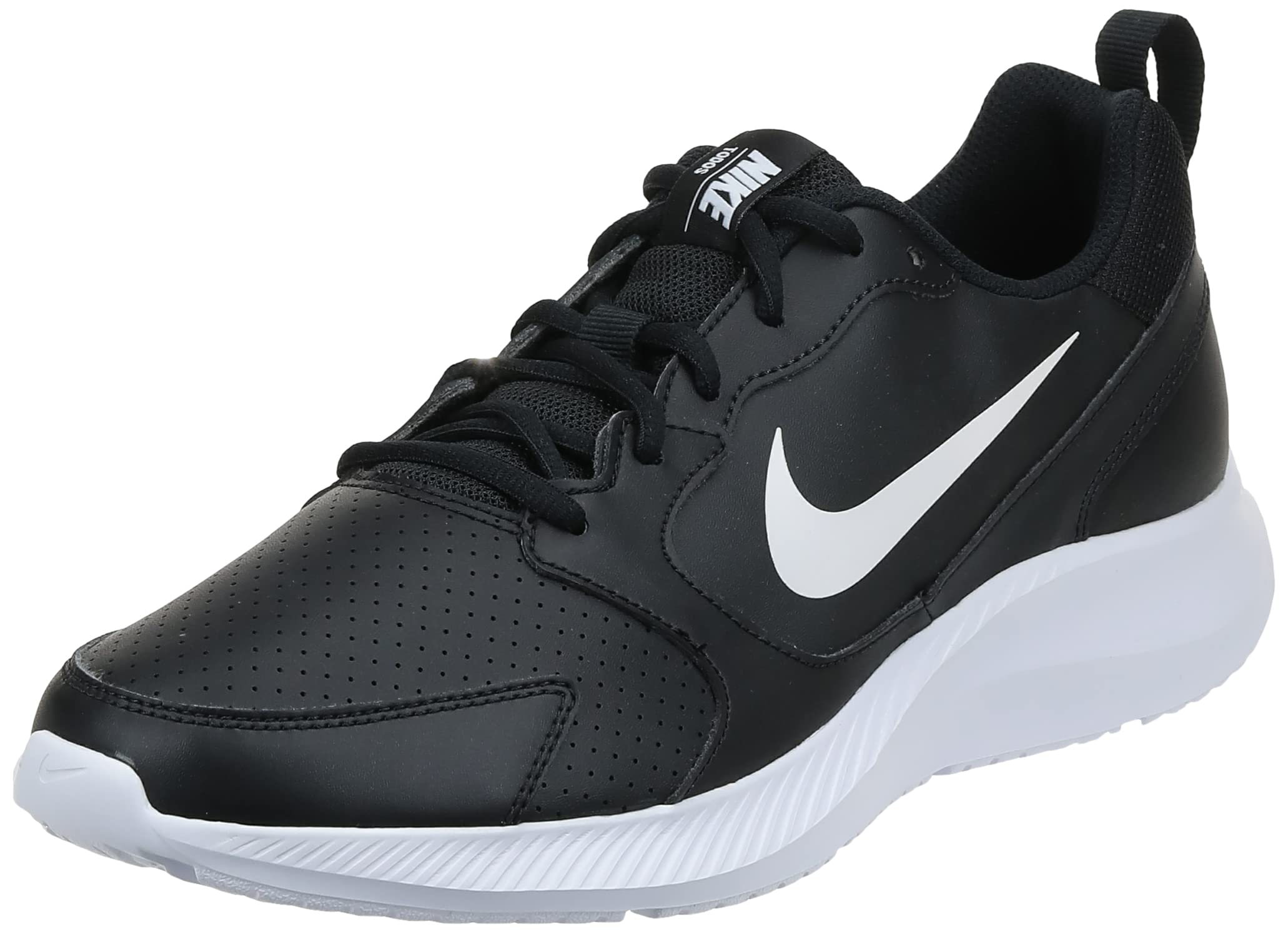 Nike Men's Todos Running Shoe, Black/White, 10.5 Regular US