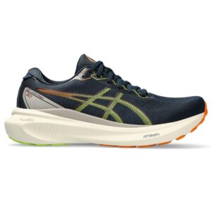 ASICS Men's GEL-KAYANO 30 Running Shoes, 12, FRENCH BLUE/NEON LIME