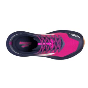 Brooks Women's Cascadia 16 Trail Running Shoe - Peacoat/Pink/Biscuit - 10 Medium