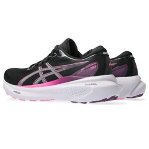 ASICS Women's GEL-KAYANO 30 Running Shoes, 7.5, BLACK/LILAC HINT