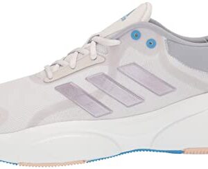 adidas Women's Response Running Shoe, Dash Grey/Matte Purple Metallic/Pulse Blue, 7