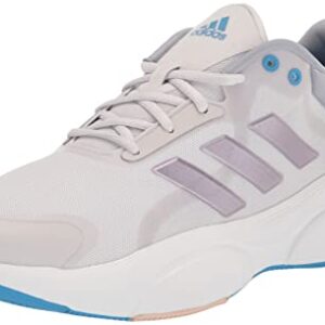 adidas Women's Response Running Shoe, Dash Grey/Matte Purple Metallic/Pulse Blue, 7