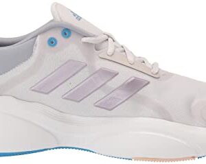 adidas Women's Response Running Shoe, Dash Grey/Matte Purple Metallic/Pulse Blue, 7