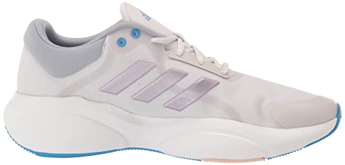 adidas Women's Response Running Shoe, Dash Grey/Matte Purple Metallic/Pulse Blue, 7