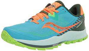 saucony men's peregrine 11 trail running shoe, future blue, 12