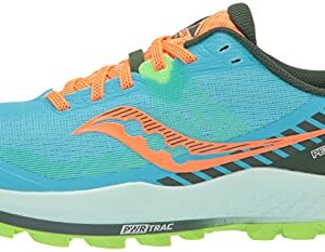 Saucony Men's Peregrine 11 Trail Running Shoe, Future Blue, 12