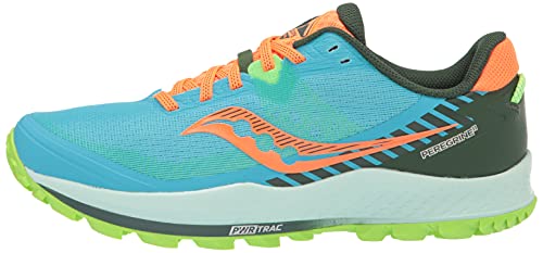 Saucony Men's Peregrine 11 Trail Running Shoe, Future Blue, 12