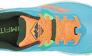 Saucony Men's Peregrine 11 Trail Running Shoe, Future Blue, 12