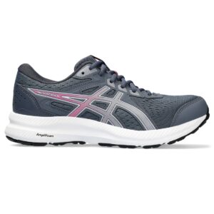 asics women's gel-contend 8 running shoes, 9.5, tarmac/lilac hint