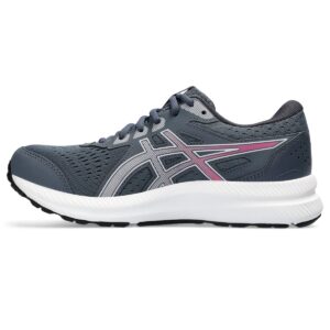 ASICS Women's GEL-CONTEND 8 Running Shoes, 9.5, TARMAC/LILAC HINT