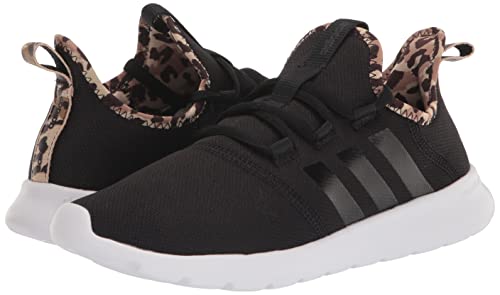 adidas Women's Casual Running Shoe, Black/Black/Sandy Beige, 11