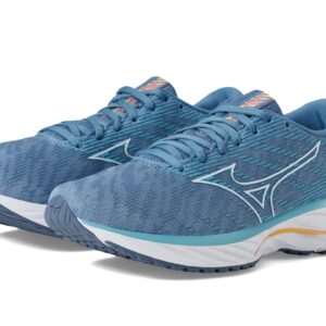 Mizuno Women's Wave Rider 26 | Neutral Running Shoe | Mountain Spring/White | US 10