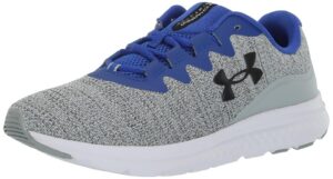 under armour men's charged impulse 3 knit, (102) mod gray/royal/black, 10.5, us