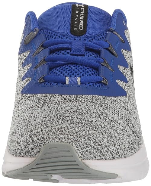 Under Armour Men's Charged Impulse 3 Knit, (102) Mod Gray/Royal/Black, 10.5, US