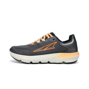 altra women's al0a7r7o provision 7 road running shoe, gray/orange - 9.5 m us