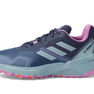 adidas Women's Terrex Soulstrides Trail Running Shoe, Wonder Steel/Magic Grey Metallic/Pulse Lilac, 8.5