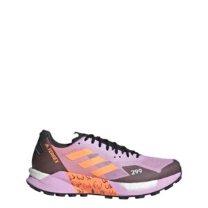 adidas terrex agravic ultra bca trail running shoes men's, purple, size 8