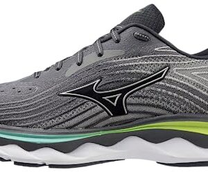 Mizuno Men's Wave Sky 6 Running Shoe, Quiet Shade/Silver, 9.5