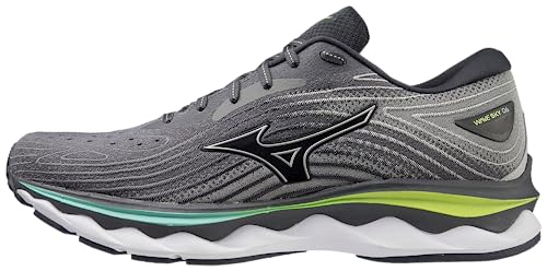 Mizuno Men's Wave Sky 6 Running Shoe, Quiet Shade/Silver, 9.5