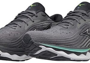 Mizuno Men's Wave Sky 6 Running Shoe, Quiet Shade/Silver, 9.5